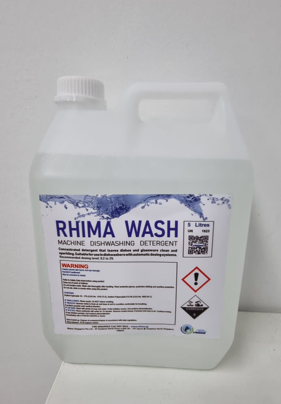 Rhima Wash Detergent 5 litre bottle - Rhima Singapore
